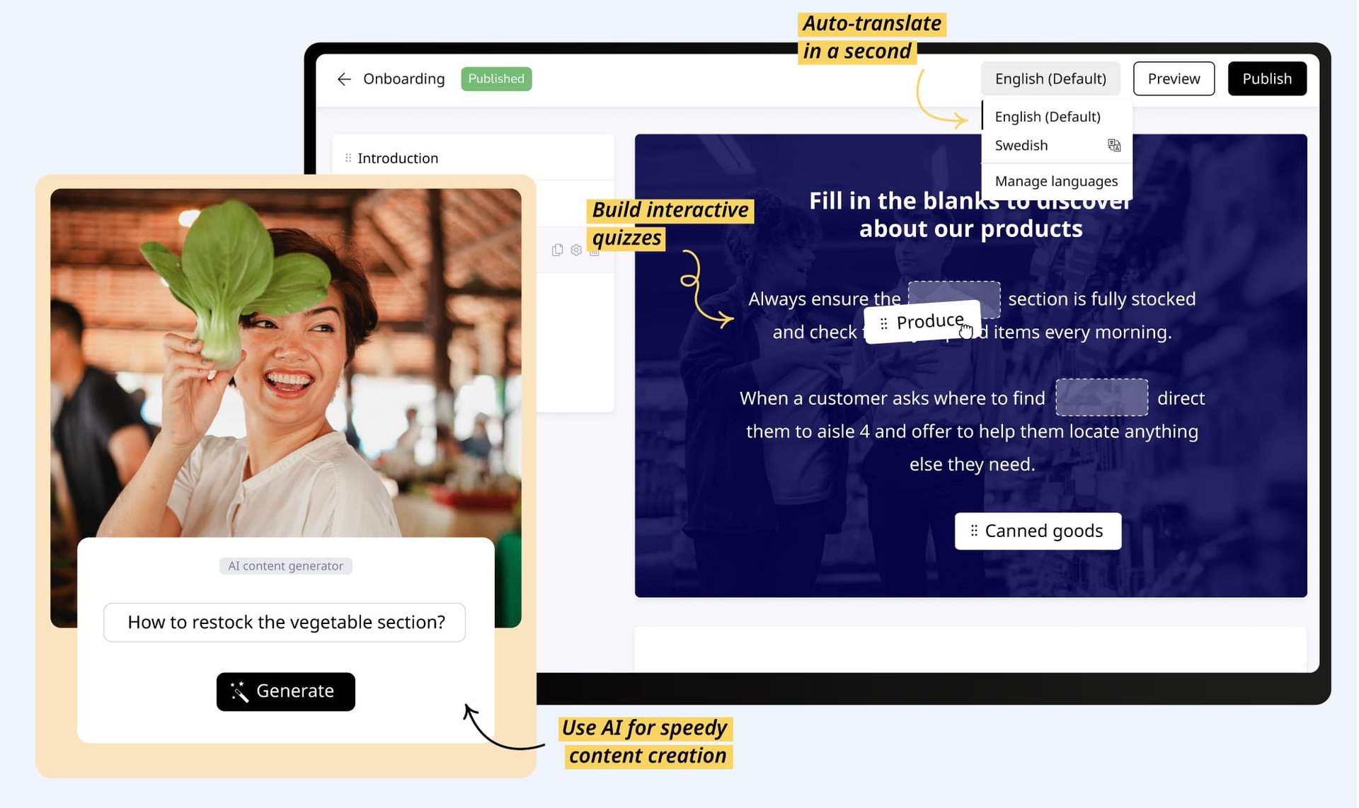 Learning Platform for Deskless Workers